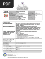 Cot 1 - General Mathematics | PDF | Function (Mathematics) | Behavior ...