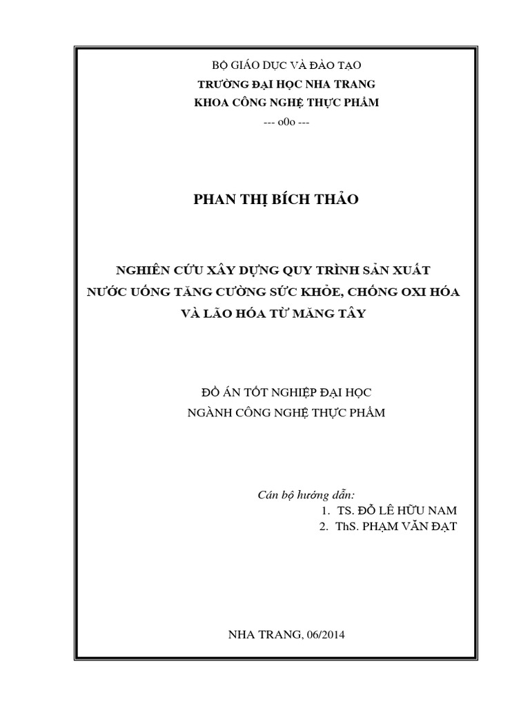 (123doc) - Nghien-Cuu-Xay-Dung-Quy-Trinh-San-Xuat-Nuoc-Uong-Tang-Cuong-Suc-Khoe-Chong-Oxi-Hoa-Va ...