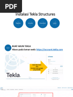 Tutorial Registrasi Dan Install Tekla Campus | PDF | Komputer