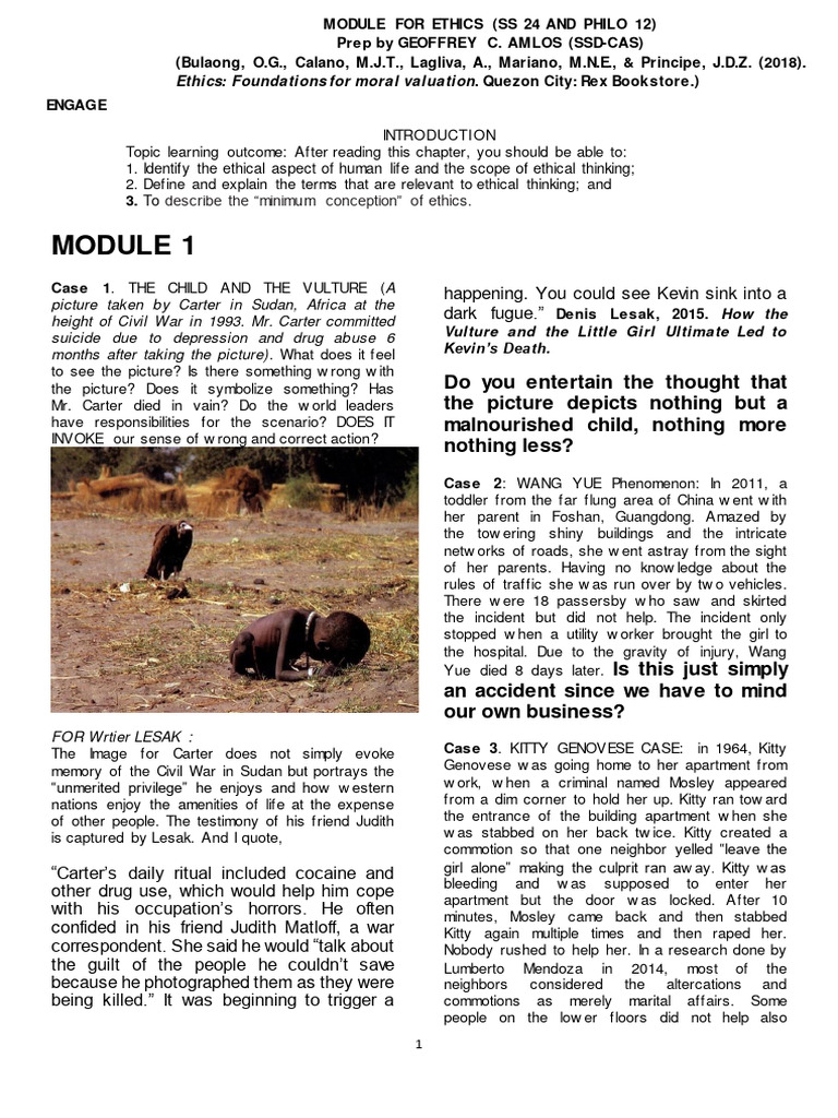 SS24 - Module 1 | PDF | Morality | Reason