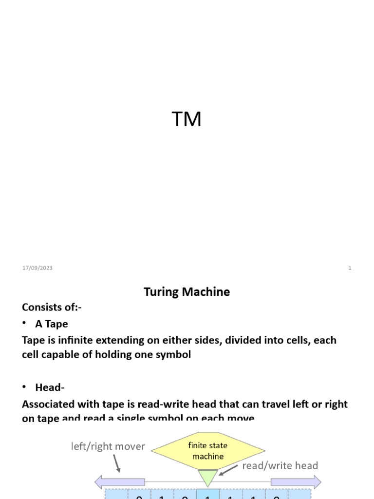 Turing Machine | PDF