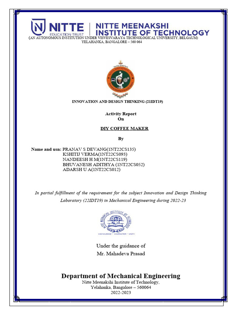 IDT Lab Report | PDF