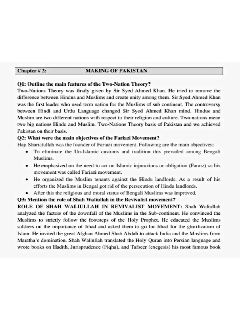 Making of Pakistan | PDF