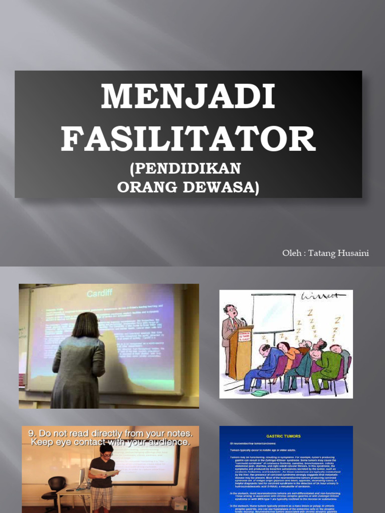 Presentasi 5 - Presentasi - Menjadi Fasilitator | PDF | Karier & Perkembangan | Sains & Matematika