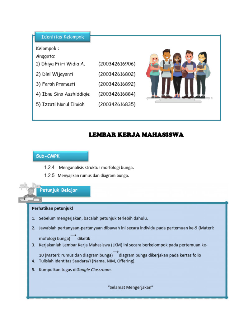 Kelompok 3 - Lembar Kerja Mahasiswa (LKM) Pertemuan 10 | PDF