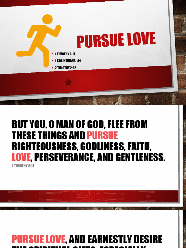 Pursuing Love and Righteousness | PDF