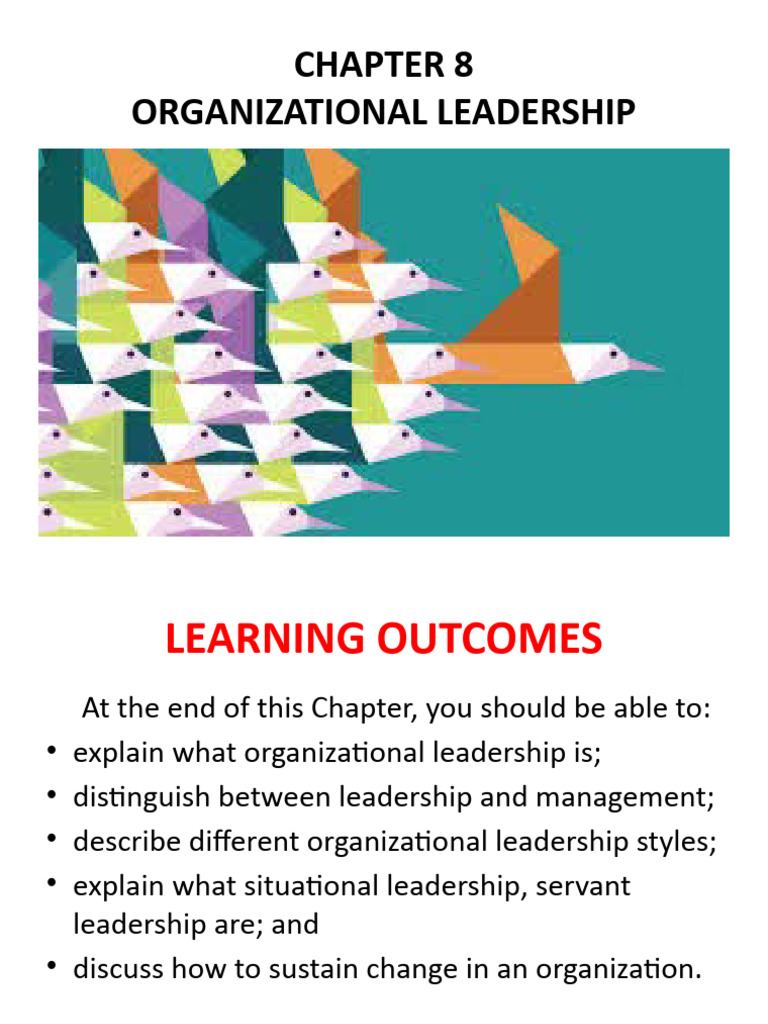 Chapter 8 Organizational Leadership | PDF | Leadership | Cognition