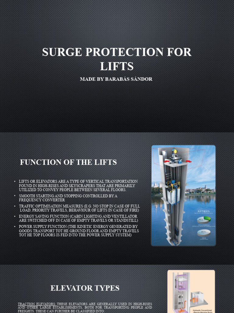 Surge Protection For Lifts | PDF | Elevator | Lightning