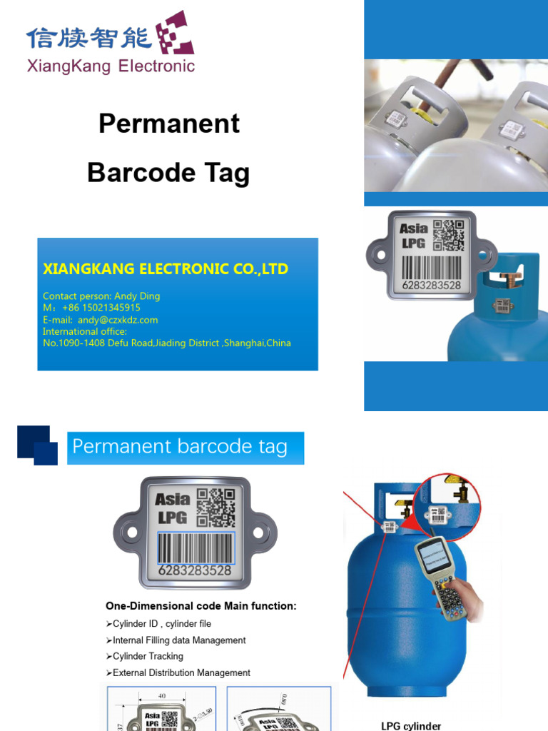 (XiangKang) 2023-Catalog For Cylinder Bar Code Tags Andy Ding | PDF ...