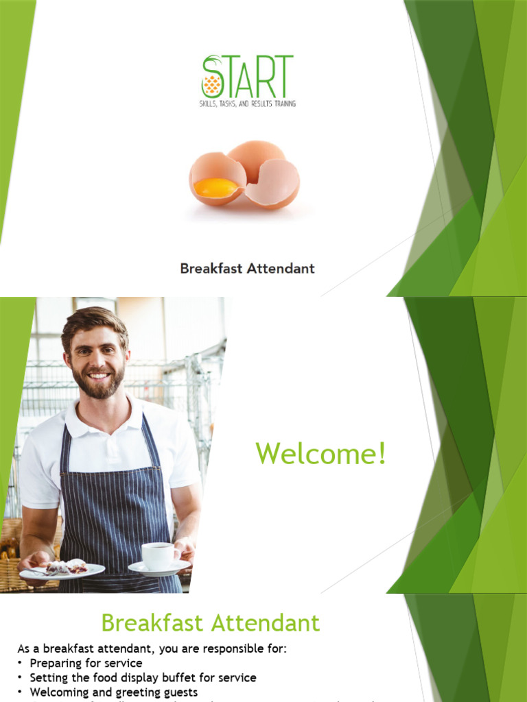 START Breakfast Attendant Facilitator | PDF | Safety | Food And Drink