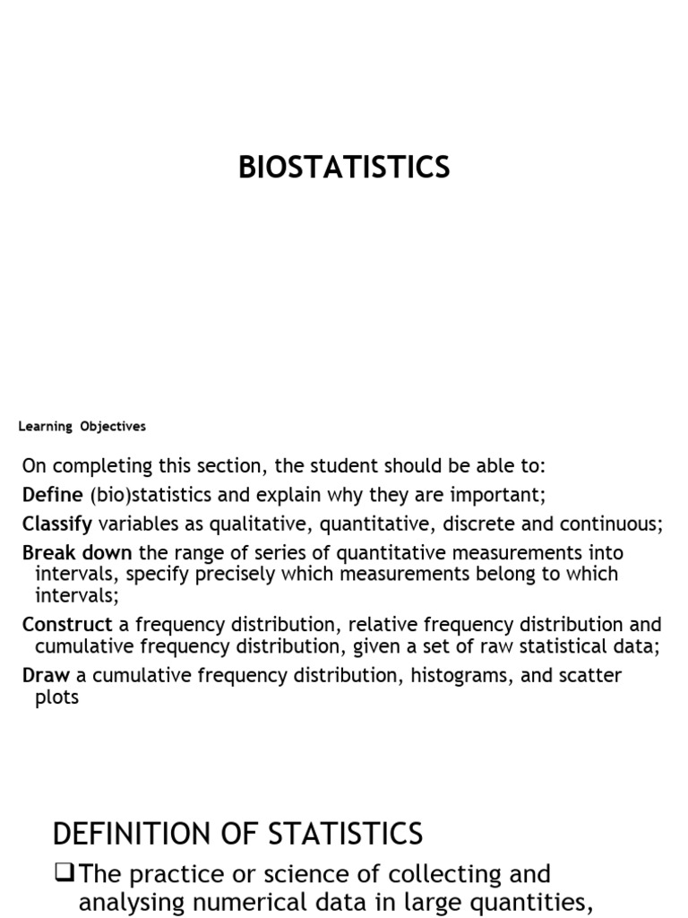 BIOSTATS Block Review - Ed | PDF