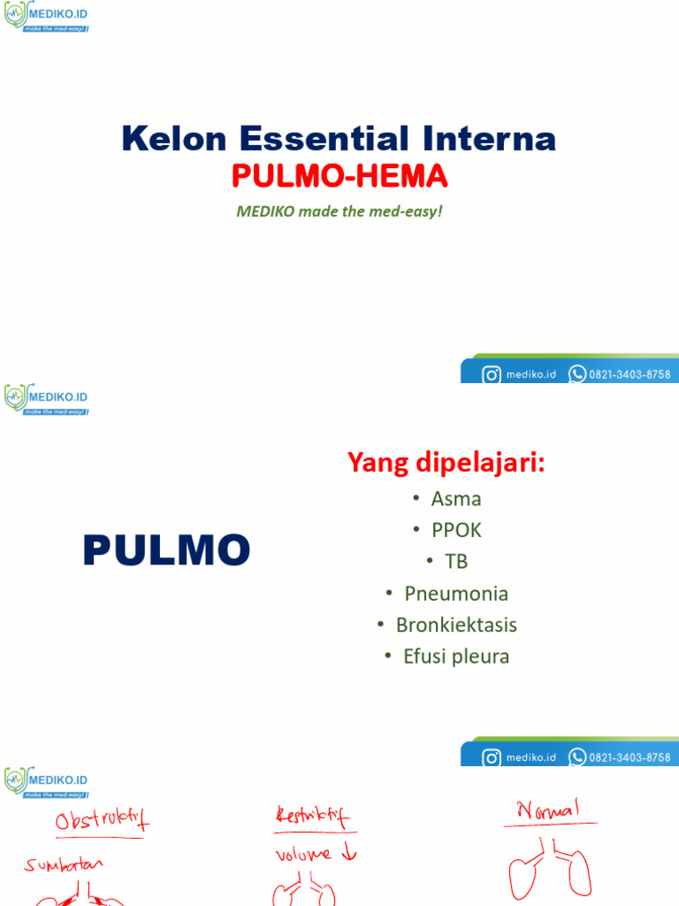 Pulmo Hema Essensial Interna | PDF | Pengembangan Diri | Sains & Matematika