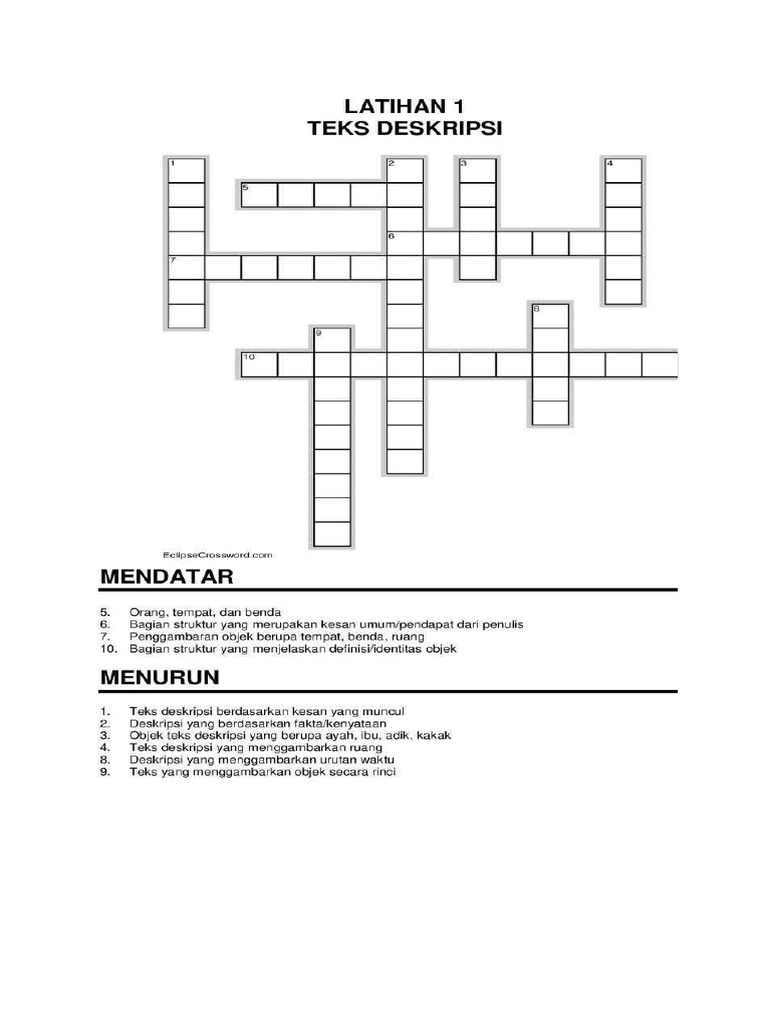 Tts BINDO TEKS DESKRIPSI | PDF