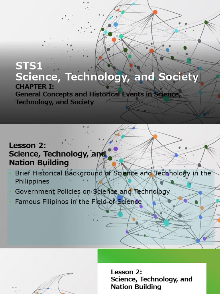 STS1 Chapter I Lesson 2 | PDF | Science | Philippines