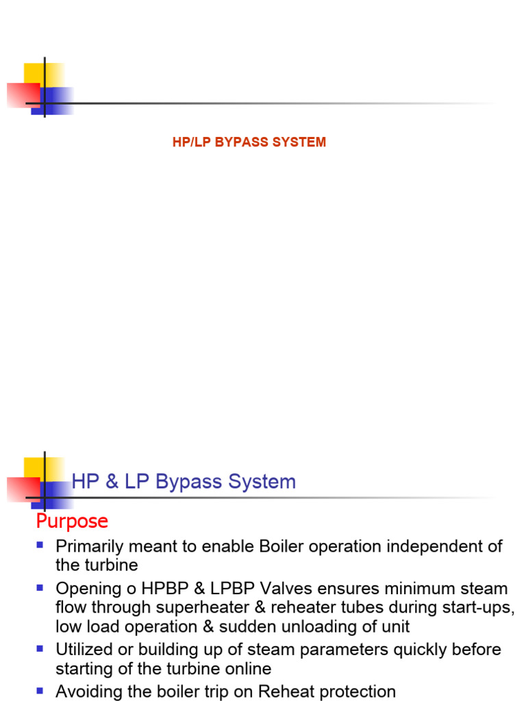 HP LP Bypass | PDF | Boiler | Valve