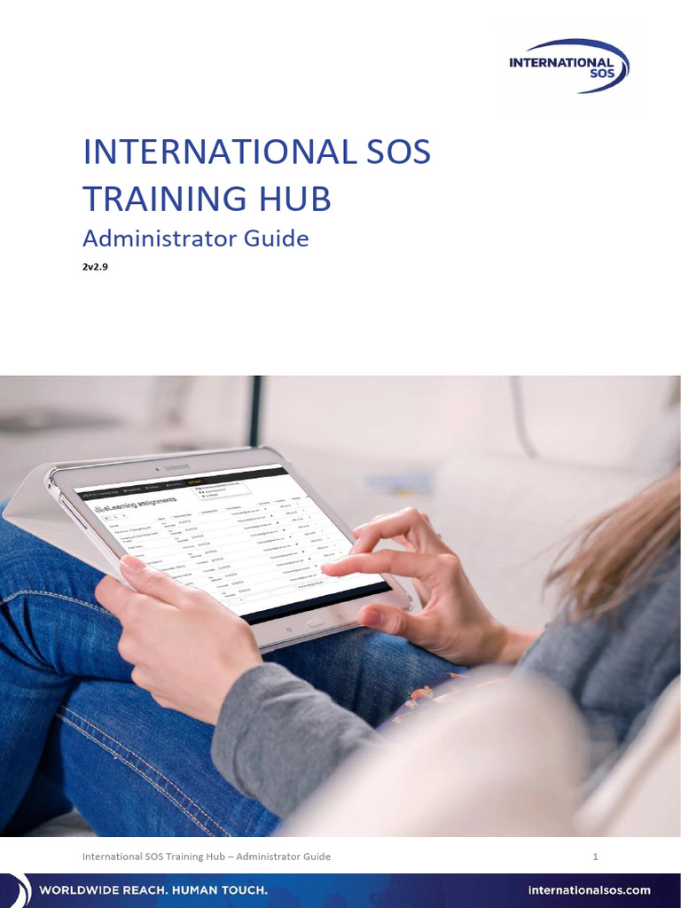 International SOS Training Hub Administrator Guide 2v2.9 | PDF ...