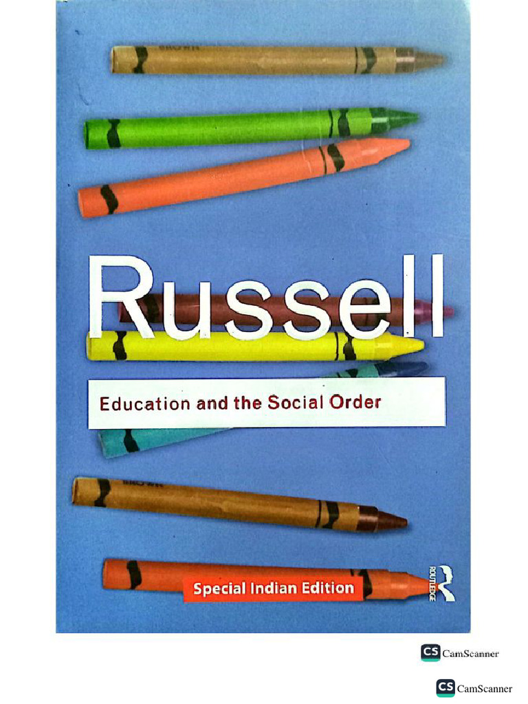 Education and Social Order Russell | PDF