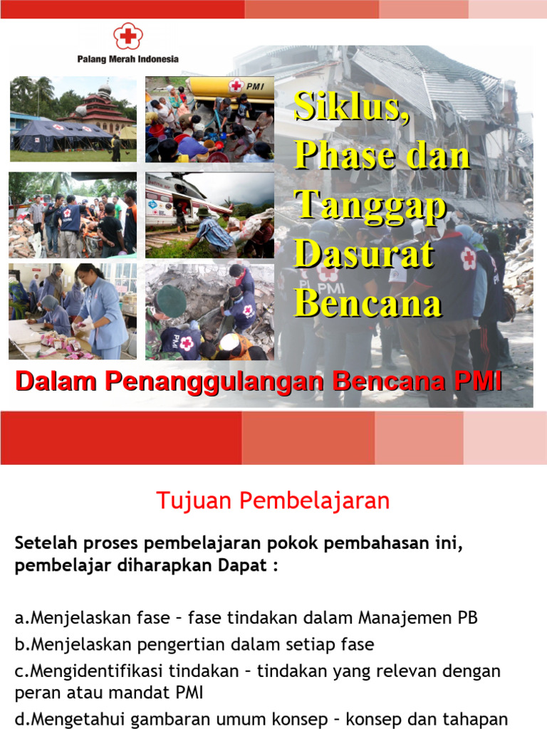 Siklus Bencana Dan Phase Dalam Bencana | PDF