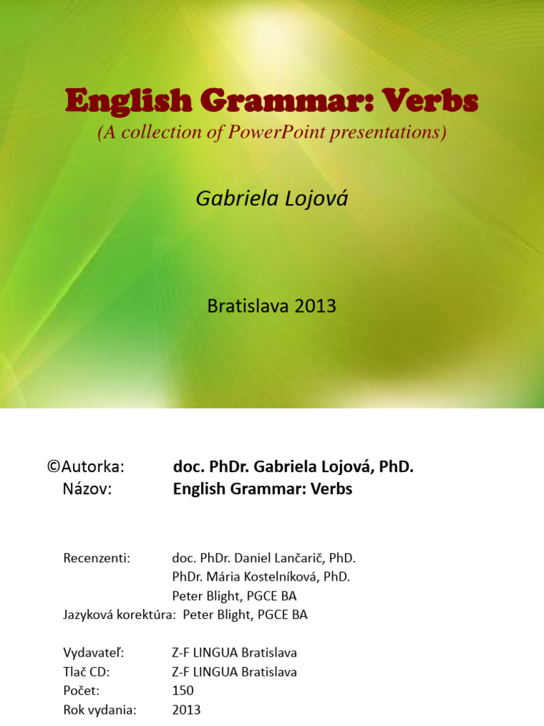 English Grammar | Download Free PDF | Verb | Perfect (Grammar)