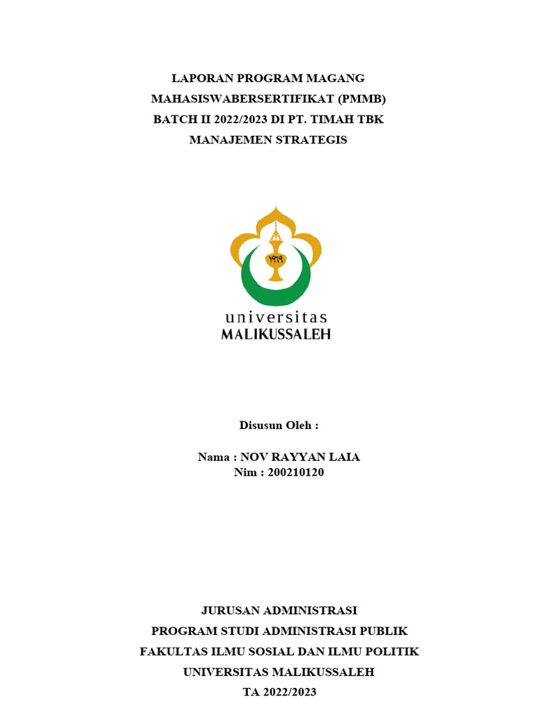 Laporan Rayyan Ganteng-1 | PDF