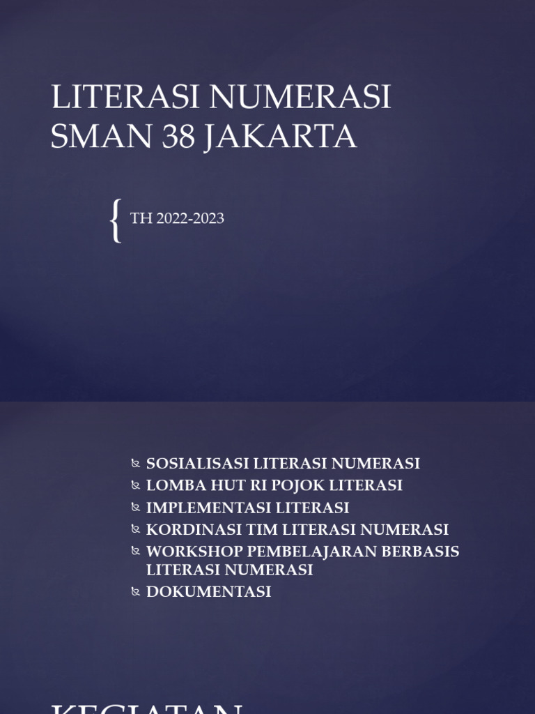 Pptliterasi Numerasi | PDF