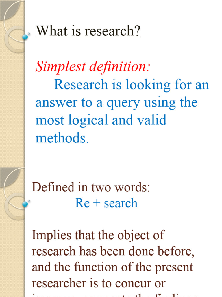 Chap1-What Is Research | PDF | Empirical Research | Hypothesis