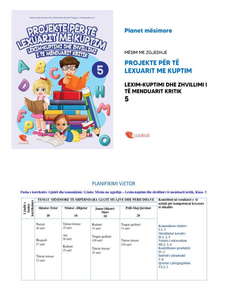 Planet Mesimore Lexim Kupimi 5 Final 1 | PDF