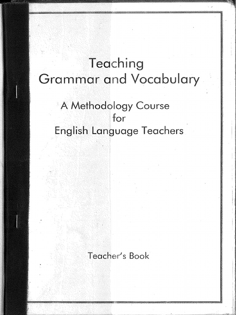 Teaching Grammar & Vocab Teachers' Book | PDF