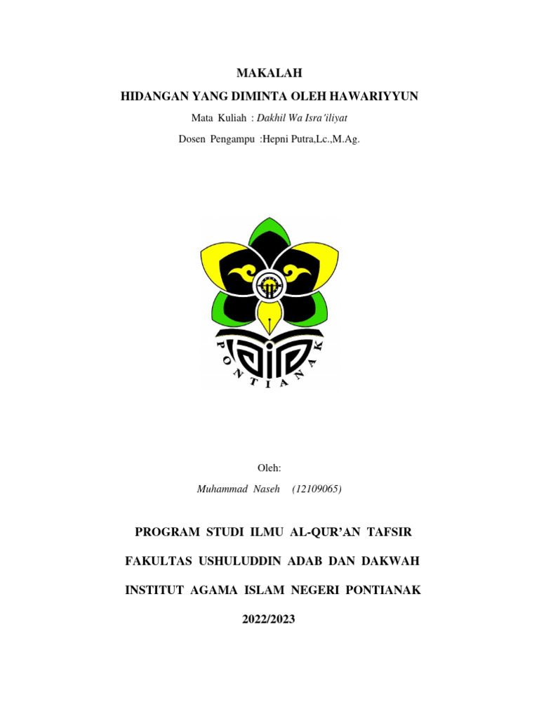 Hidangan Langit dan Hawariyyun Nabi Isa | PDF | Agama & Spiritualitas