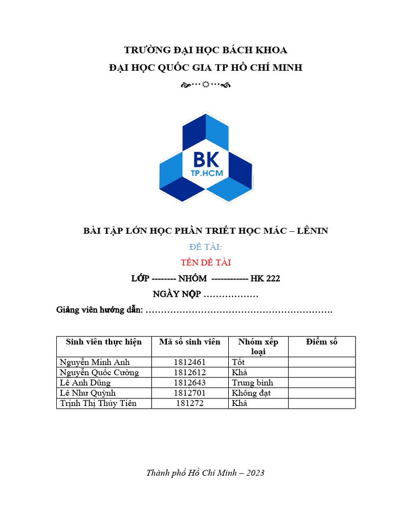 Bìa TL - THML | PDF