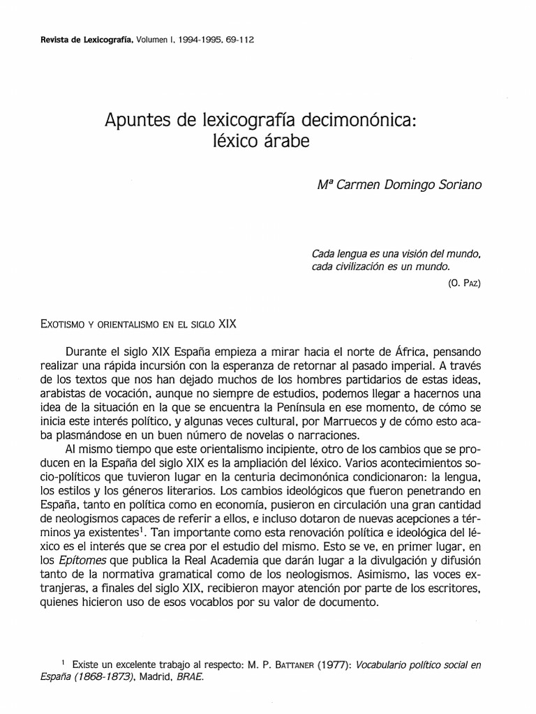 RL 1-4 | PDF | Léxico | Arábica