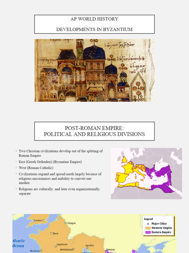 Developments in The Byzantine Empire | PDF | Byzantine Empire ...