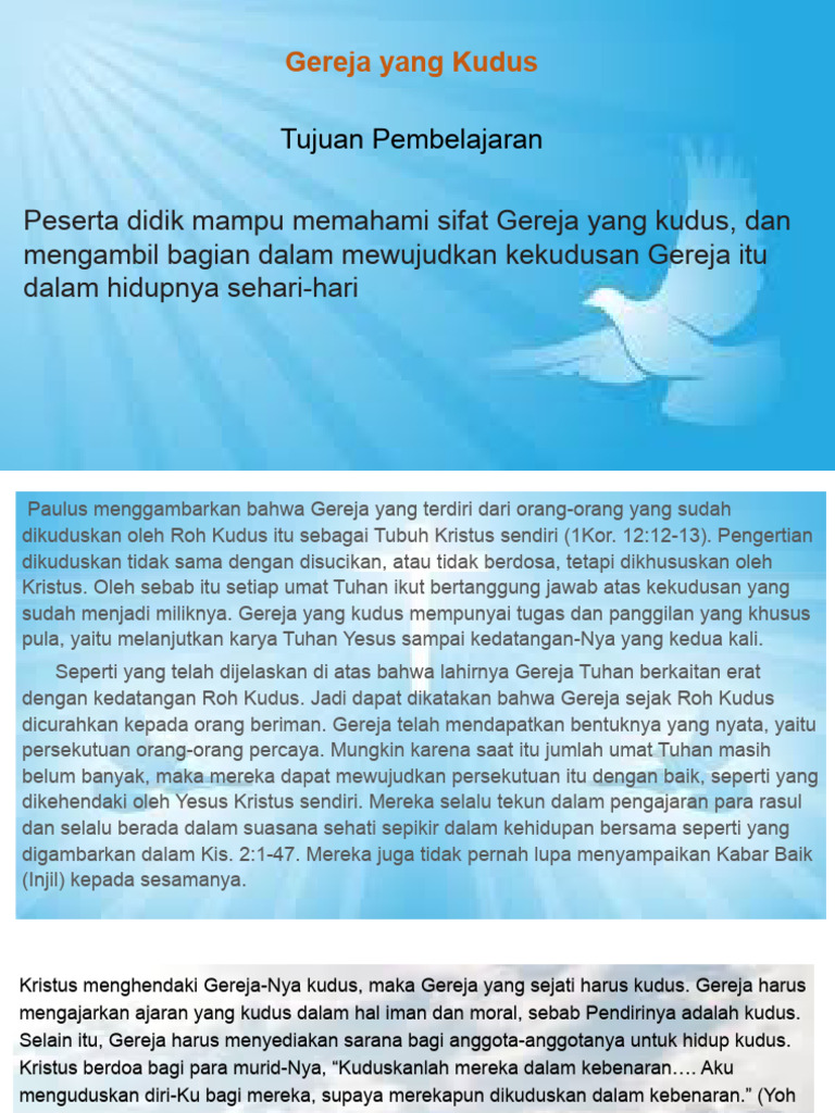 Gereja Yang Kudus | PDF