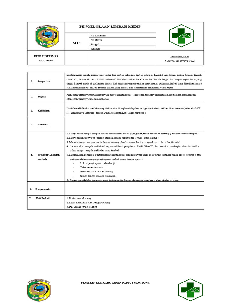 Sop Limbah | PDF | Kesehatan Holistik