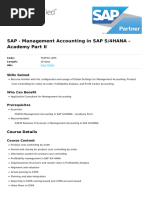 Anaplan Level 1 and 2 Certification Training - Course Content | PDF