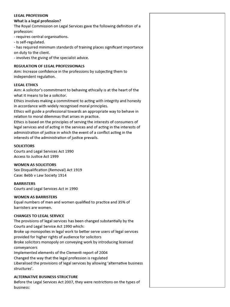 Chapter 5 LP - Short Notes | PDF | Lawyer | Solicitor