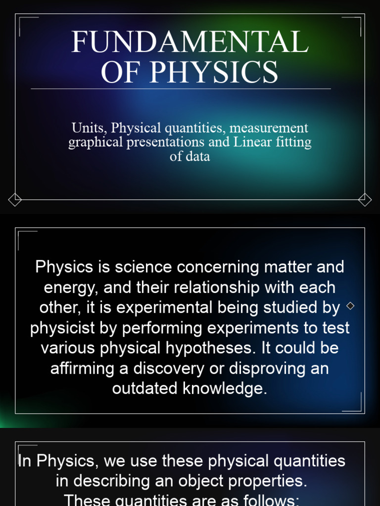 Fundamentals of Physics | PDF | Physics | Exponentiation