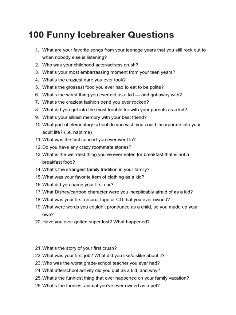 Speaking Conversation Questions FCE | PDF