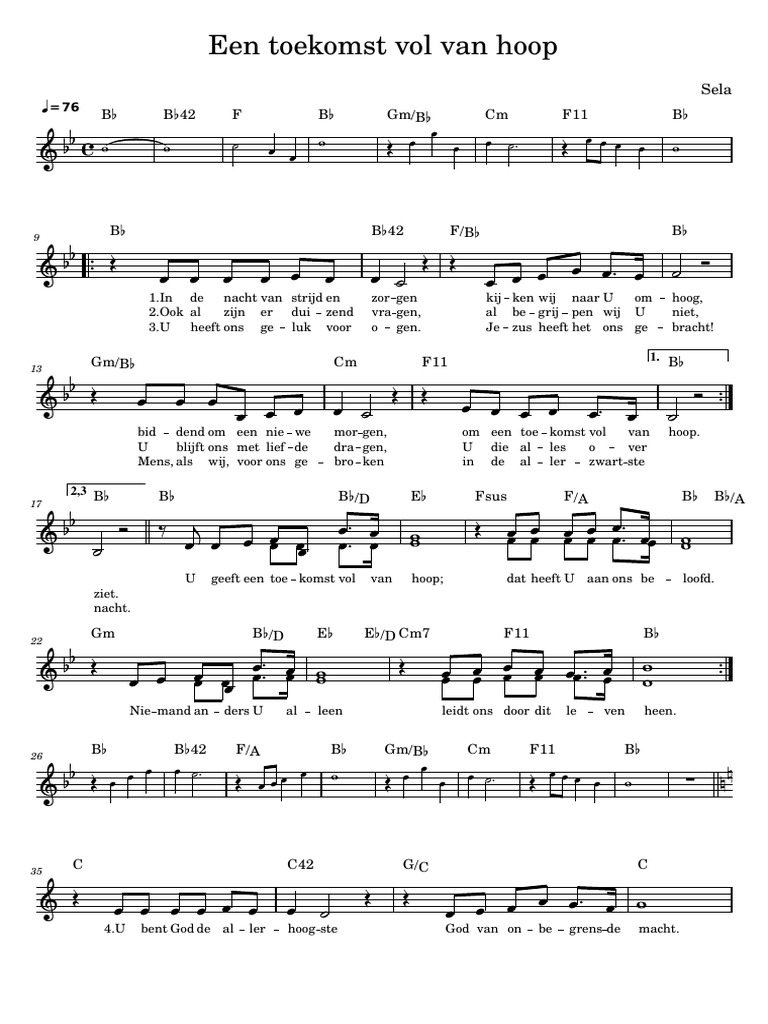 Een Toekomst Vol Van Hoop | PDF