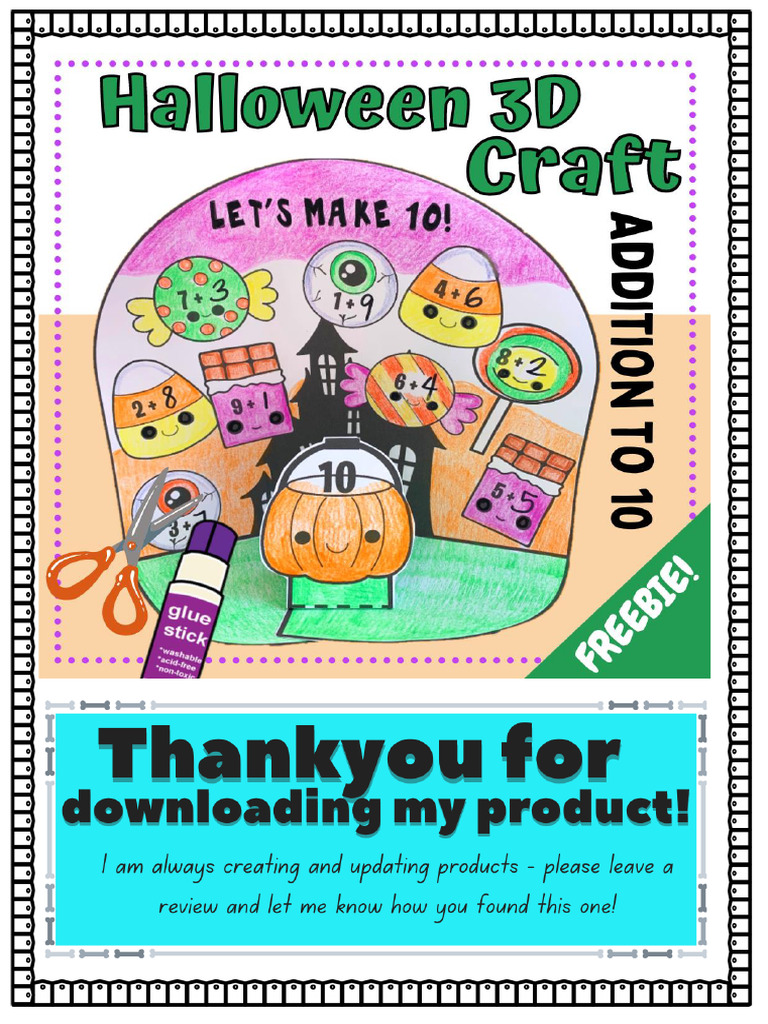 Halloween 3D Craft | PDF