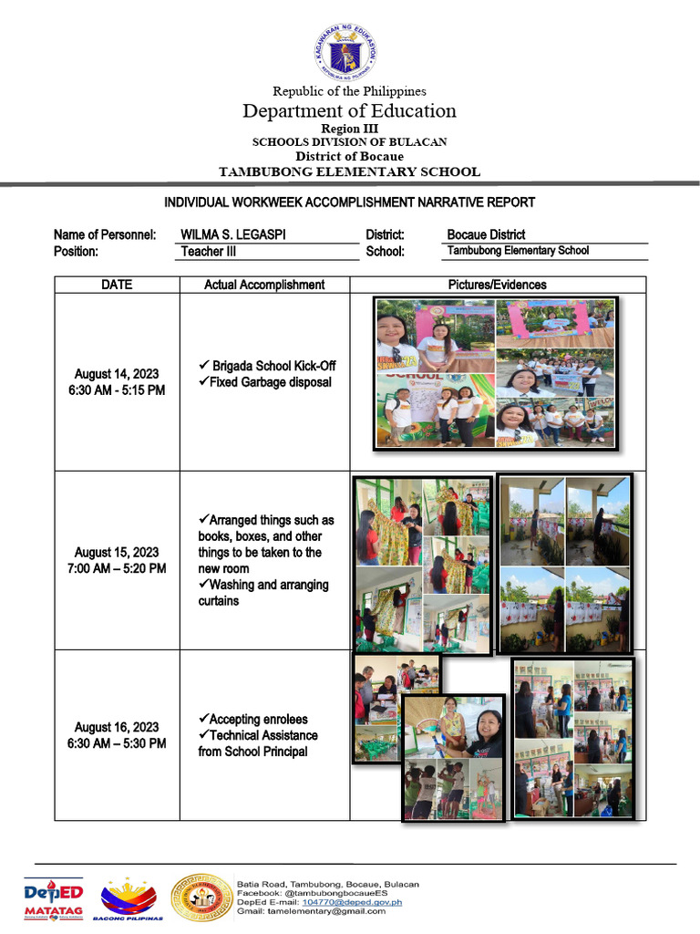 New Footer With DepEd Matatag | PDF