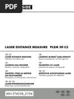 DTAPE DT50 Laser Distance Meter User Manual | PDF | Backlight | Metre
