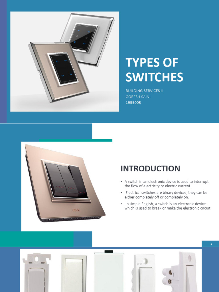 Types of Switches | PDF | Switch | Machines