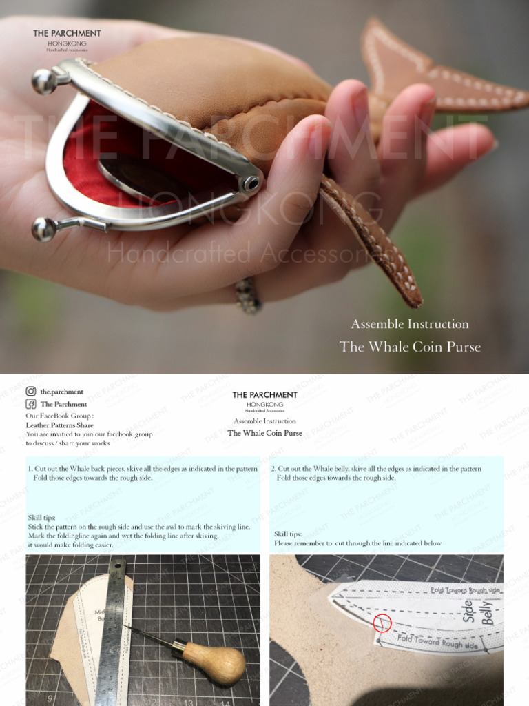 Whale Coin Purse Assemble Instruction Part 1 | PDF