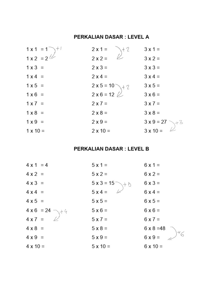 LKPD Perkalian Dasar | PDF