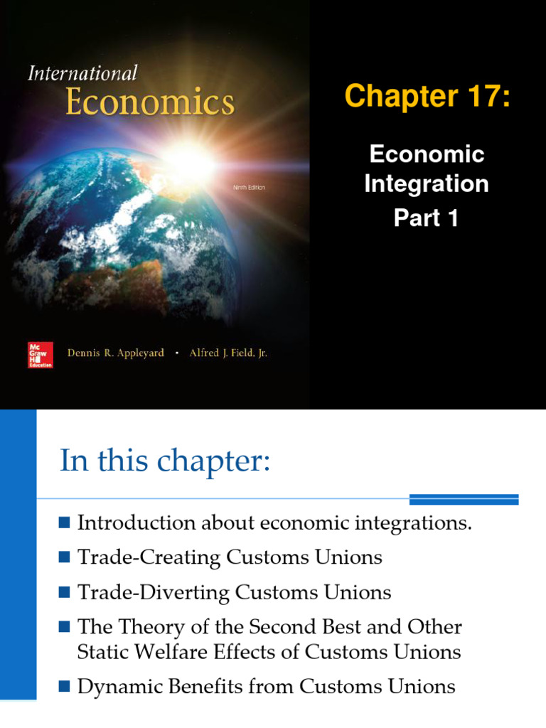 CH 17 Economic Integration Part 1 | PDF | Economic Integration | European Union