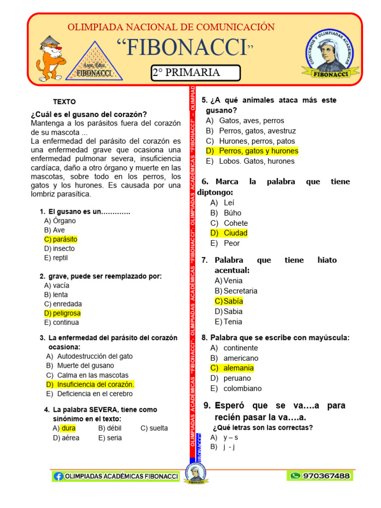 2do Prim Comun - 2023 Setiembre | PDF