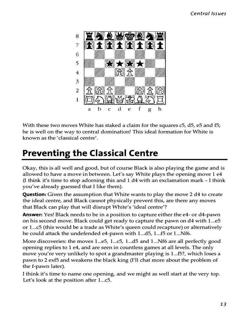 Discovering Chess Openings Building Opening Skills From Basic Principles by John Emms Z-Liborg ...