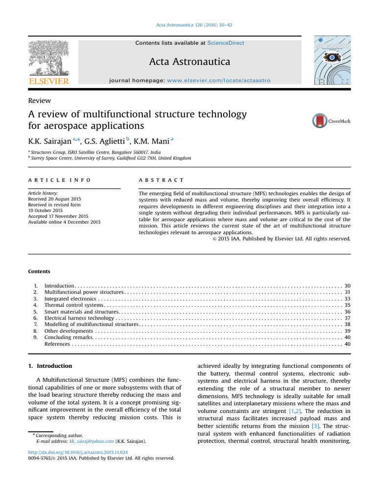 KK SairaJan 2015 - A Review of Multifunctional Structure Technology ...
