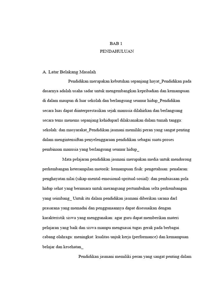 Makalah Pjok | PDF | Sains & Matematika